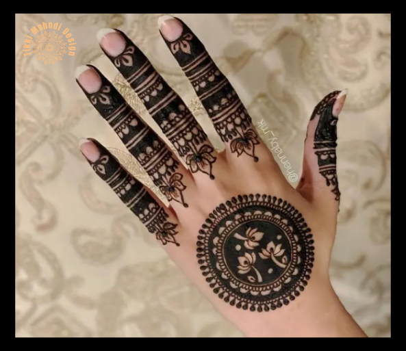 Bridal Tikki Mehndi Design - Tikki Mehndi Design