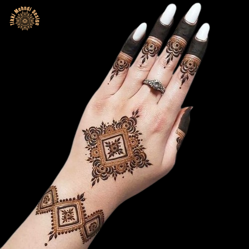 15+ Tikki Mehndi Design ideas in 2024 - Tikki Mehndi Design