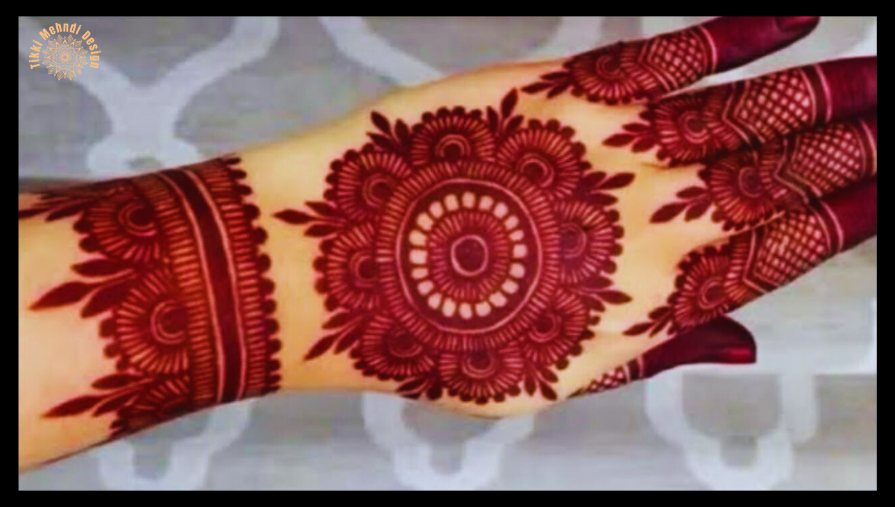 Tikki Mehndi Design Back Hand - Tikki Mehndi Design