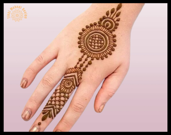 Tikki Mehndi Design Back Hand - Tikki Mehndi Design