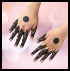 Gol Tikki Mehndi Design - Tikki Mehndi Design