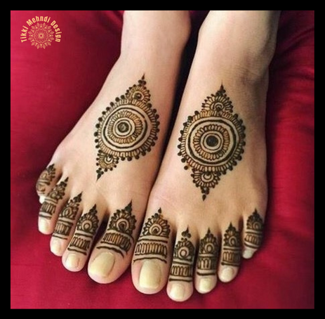 Best Simple Mehndi Design - Tikki Mehndi Design