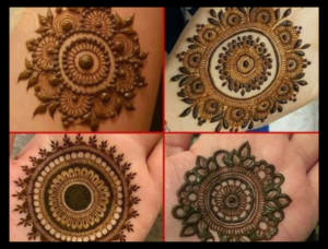 Gol Tikki Mehndi Design - Tikki Mehndi Design