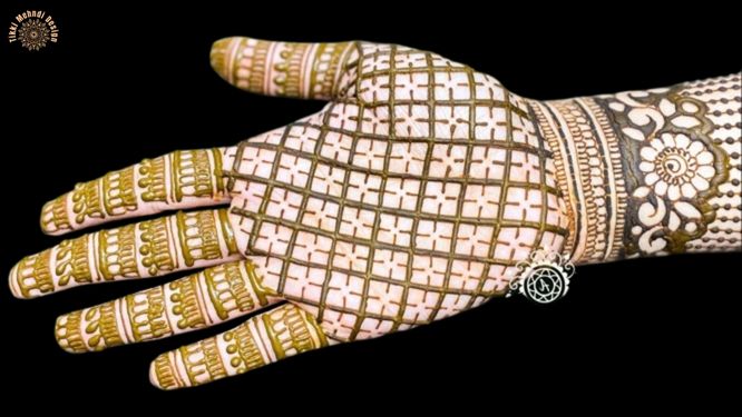 Top Net Jaal Mehndi Designs for this Wedding Season - Tikki Mehndi Design