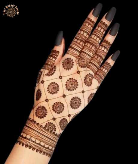 Top Net Jaal Mehndi Designs for this Wedding Season - Tikki Mehndi Design