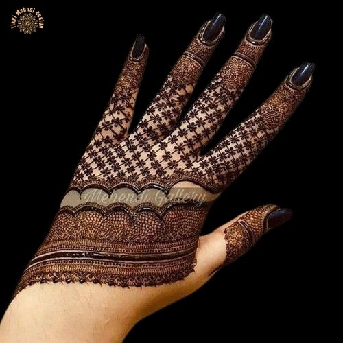 Top Net Jaal Mehndi Designs for this Wedding Season - Tikki Mehndi Design