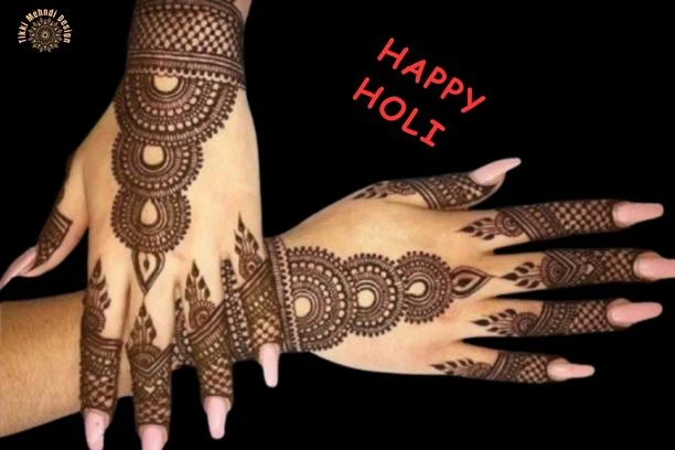 Special Holi Mehndi Designs for 2025 - Tikki Mehndi Design