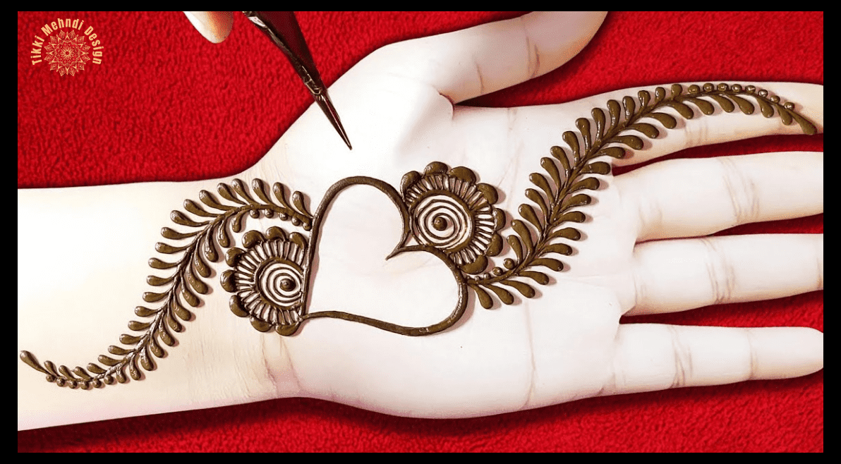 Best Simple Mehndi Design - Tikki Mehndi Design