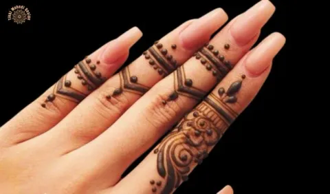 simple henna ring